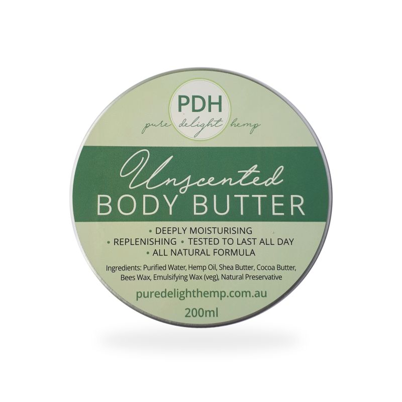 Natural Hemp Body Butter – Pure Delight Hemp